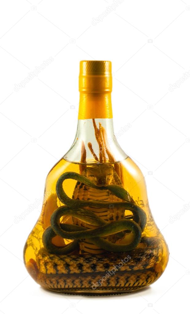 Cobra In Bottle Alcohol