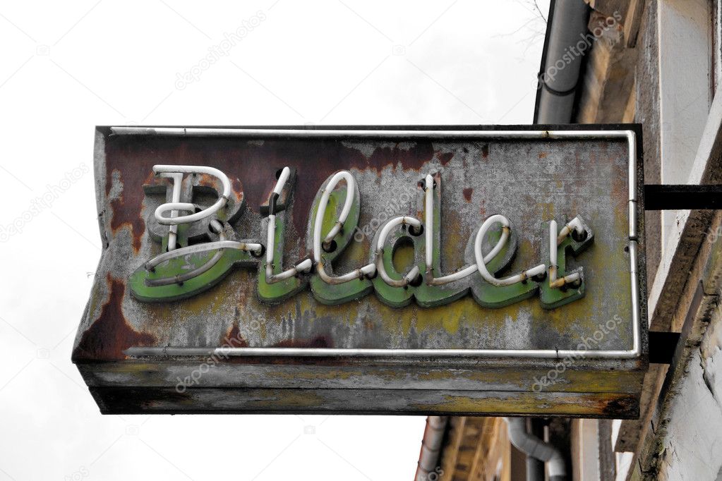 Old dilapidated neon sign – Stock Editorial Photo © heiko119 #102339014