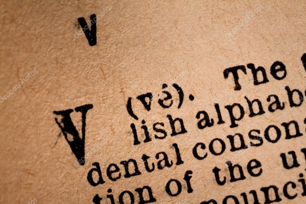 Close-up of a V, the 22th Letter of the Latin Alphabet — Stock Photo ...