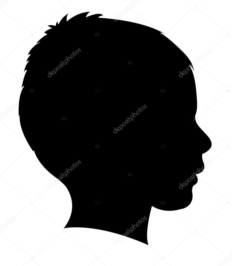 Child Head Silhouette