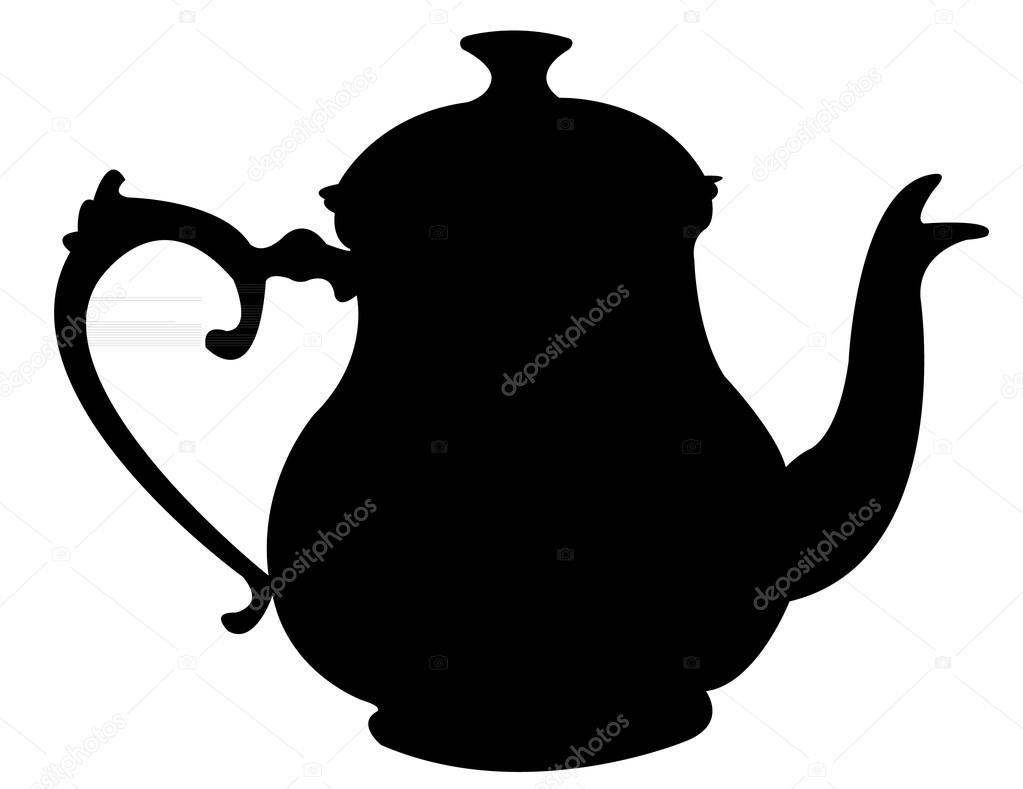 English Teapot Silhouette