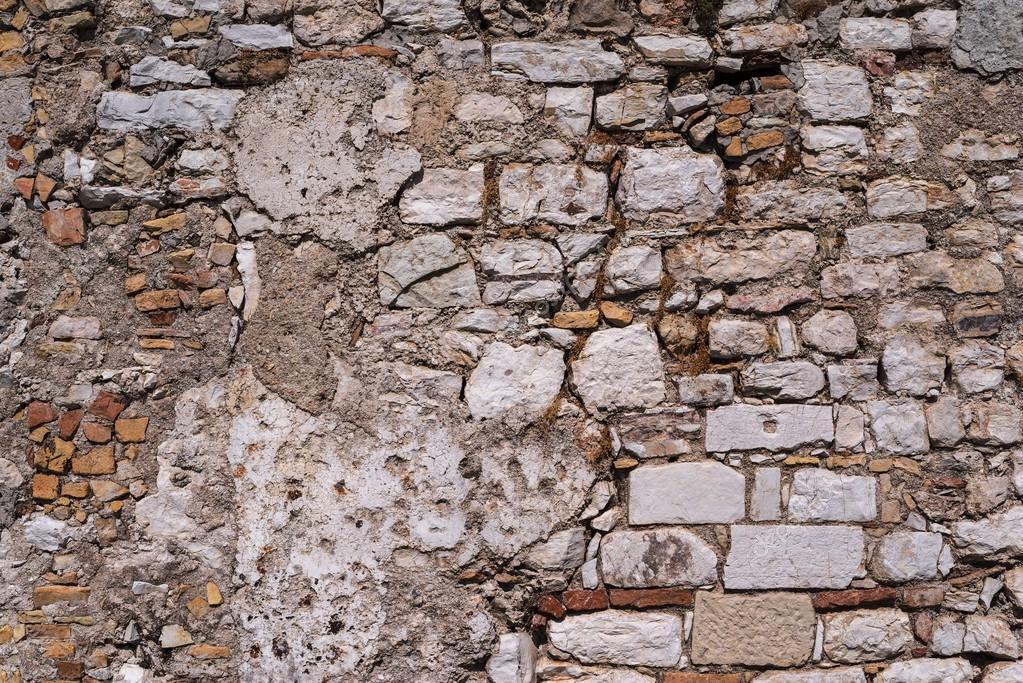 Old abstract texture of a destroyed stone wall — Stock Photo © malven ...