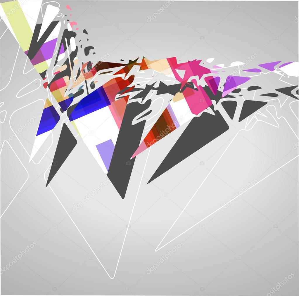 Futuristic background, geometric illustration. Stock Vector Image by ...