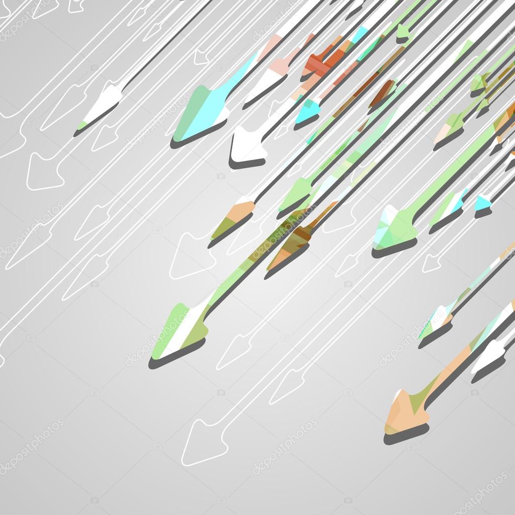 Arrow design background. — Stock Vector © endpz #72562083