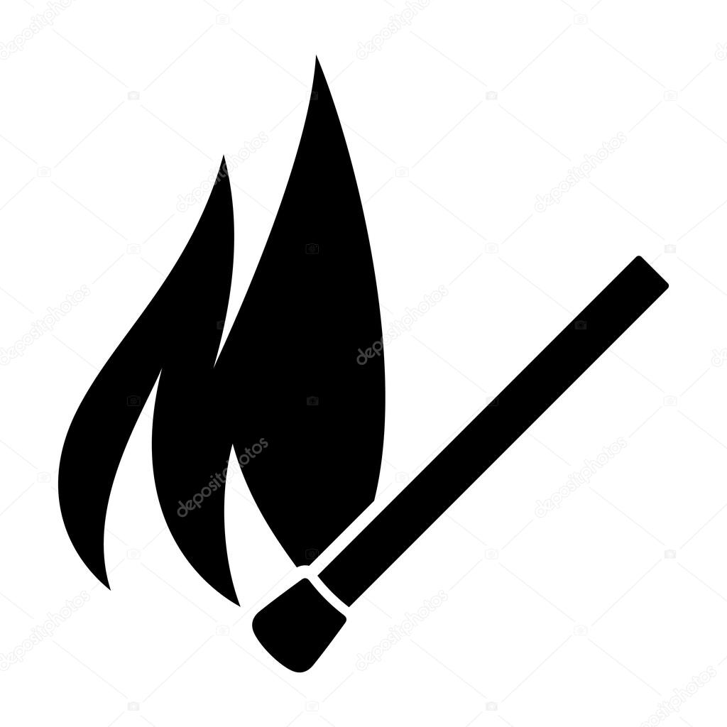 No hay señal de fuego Vector de stock #111141584 de ©branchecarica