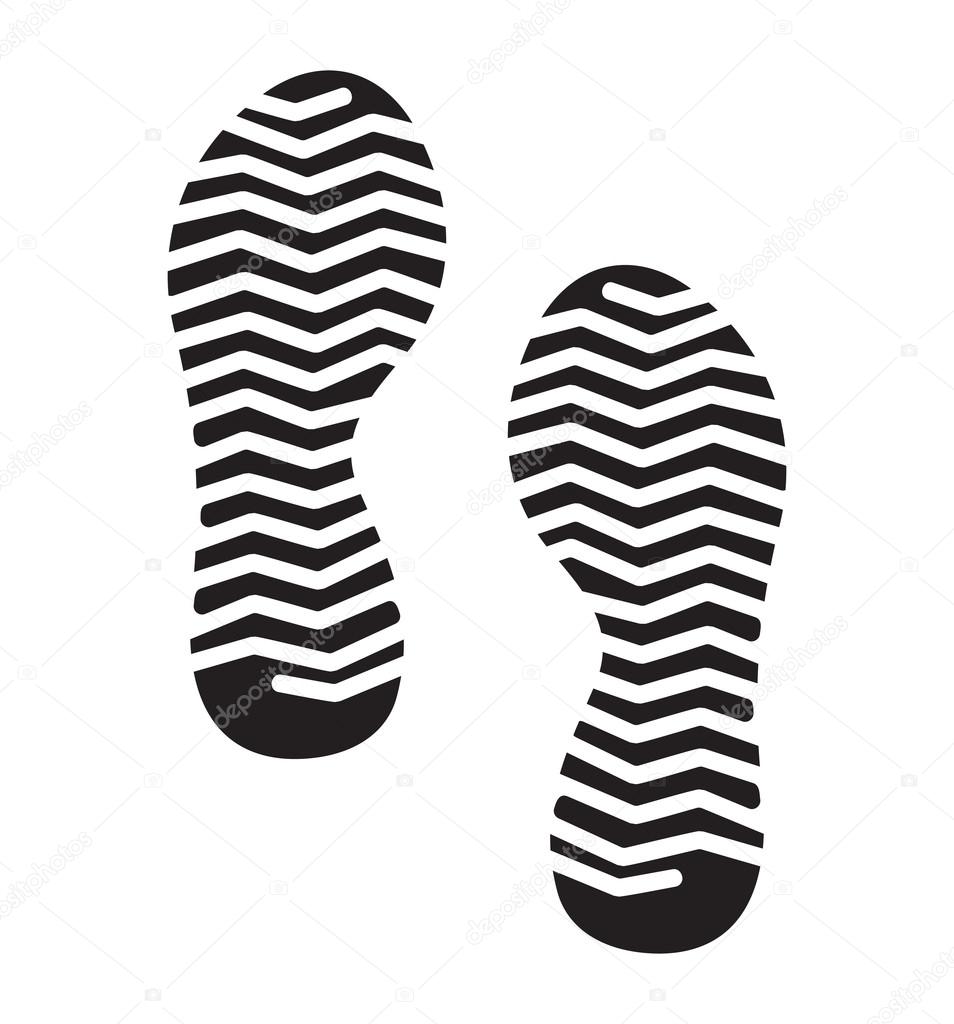 Running Shoe Sole Vector