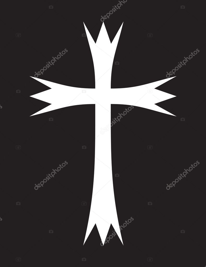 Vector illustration of the cross Stock Vector Image by ©branchecarica ...