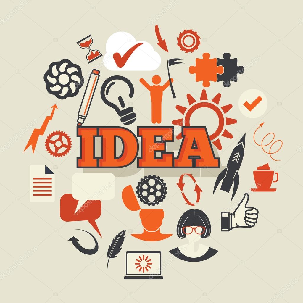 Vector illustrations of the Idea concept Stock Vector by ©branchecarica ...