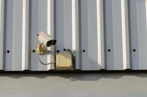 Security camera cctv under roof in factory Stock Photo by ©wittybear ...