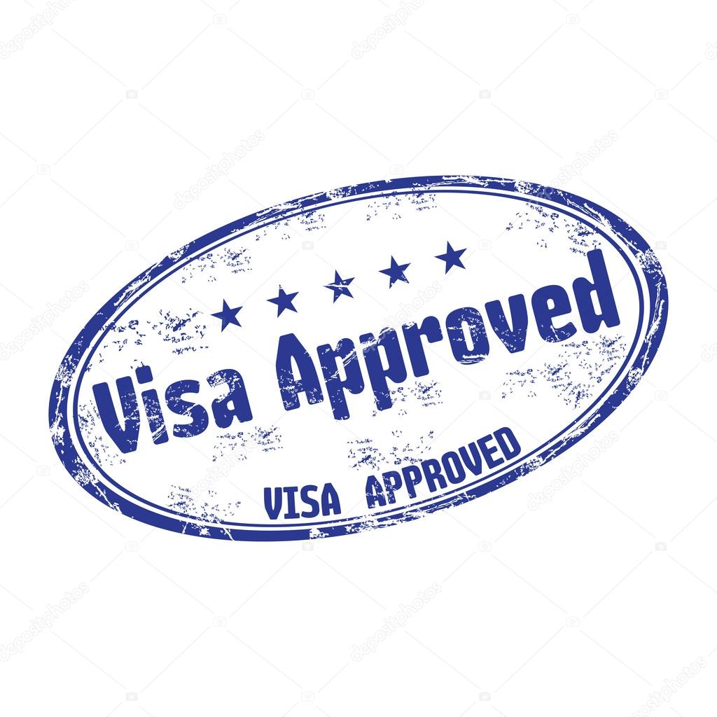 Visa approved grunge rubber stamp Stock Vector Image by ©oxlock #70648759