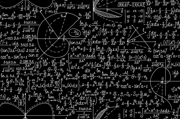 Mathematical vector seamless pattern with figures, plots and ... Mathematical vector seamless pattern with figures, plots and ...