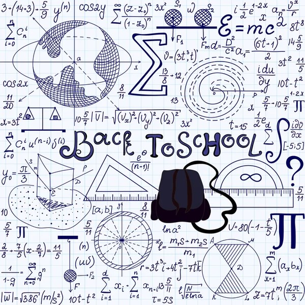 Science equation wallpaper | Scientific vector endless texture with ...