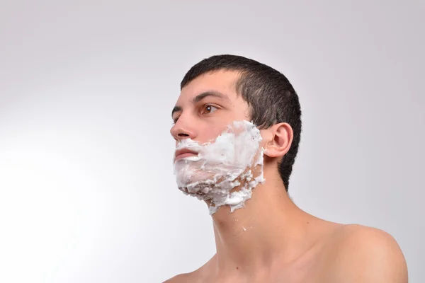 Shaving man — Stock Photo © phb.cz #4886109 Shaving man — Stock Photo © phb.cz #4886109