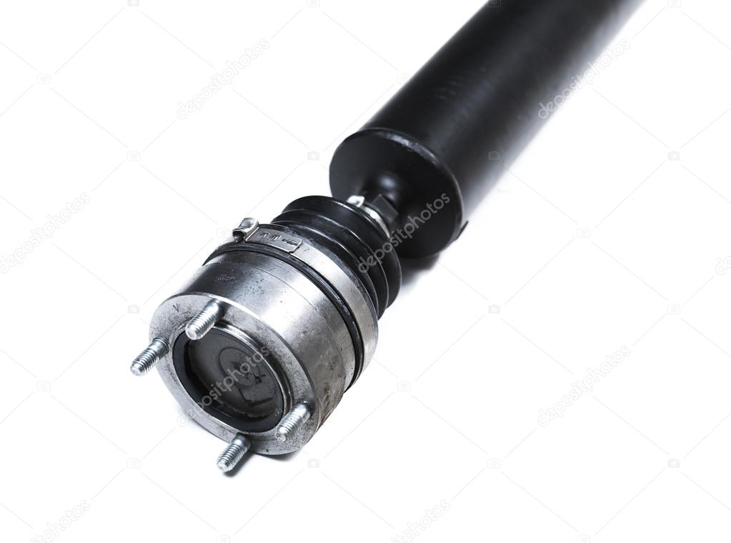 Cardan automóvel eixo isolado sobre fundo branco fotos, imagens de ...