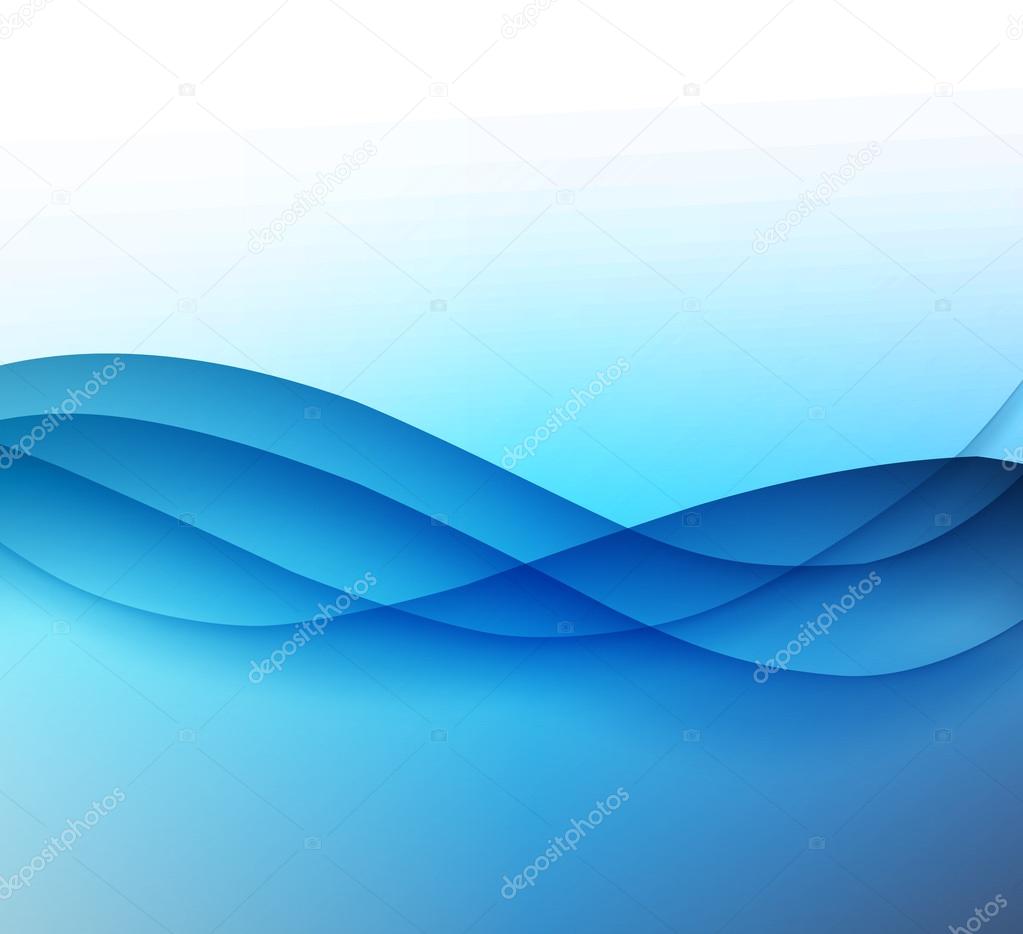 Abstract blue color wave design element. — Stock Photo © marigold_88 ...