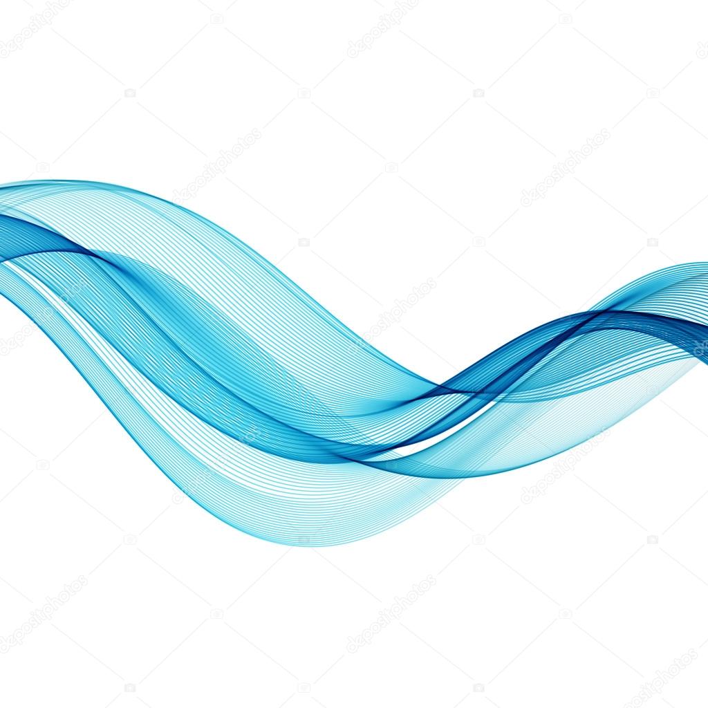 Abstract blue color wave design element. — Stock Photo © marigold_88 ...