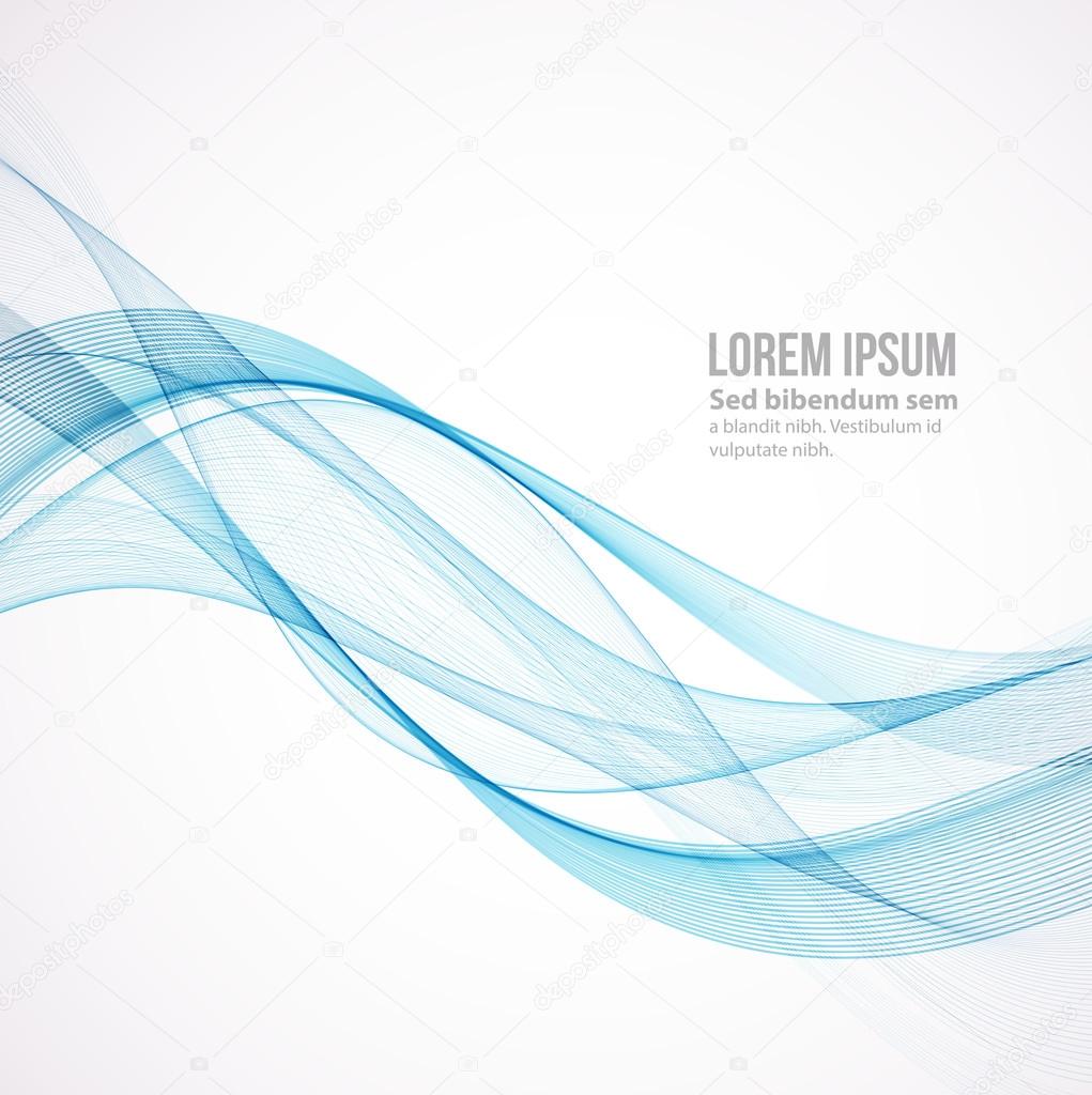 Fondo de líneas curvas abstractas. Diseño de folleto de plantilla ...