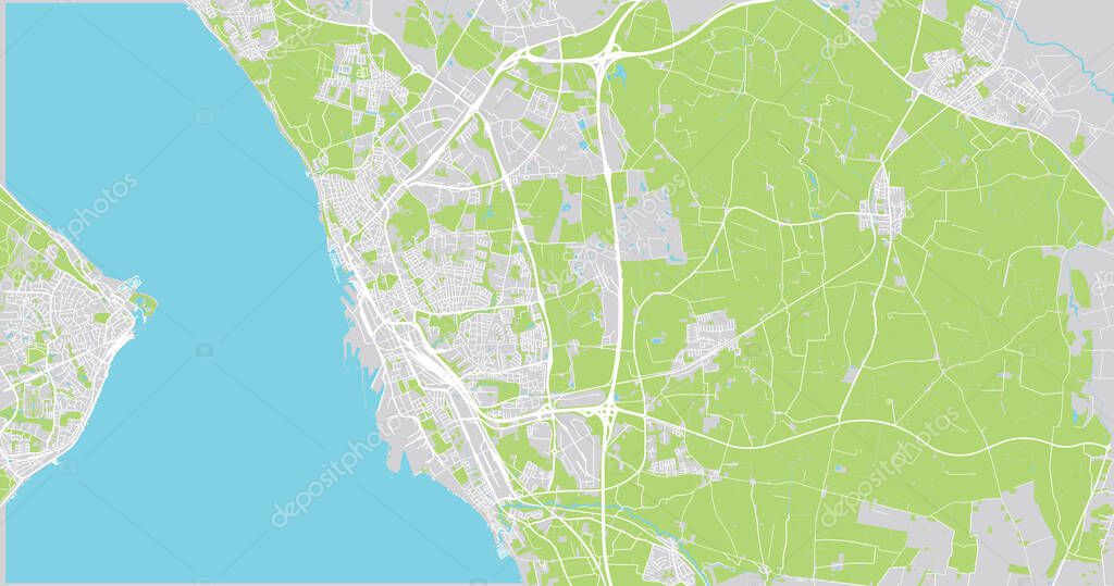 Vector urbano mapa de la ciudad de jalá borg, Suecia, Europa 2022