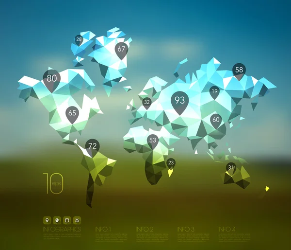 Abstract Vector Polygonal World Map. — Stock Vector © yienkeat #52868033 Abstract Vector Polygonal World Map. — Stock Vector © yienkeat #52868033