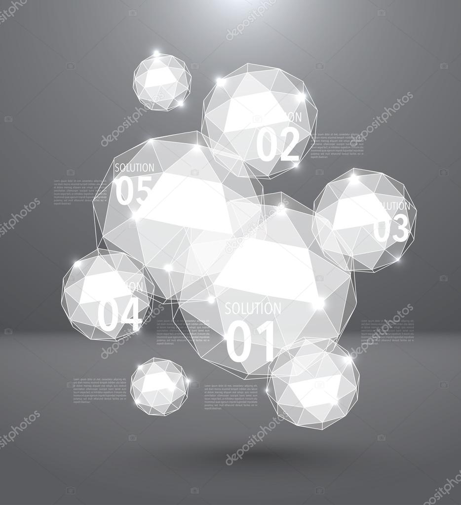 Vector 3D Polygonal Graphics Stock Vector Image by ©yienkeat #52865975