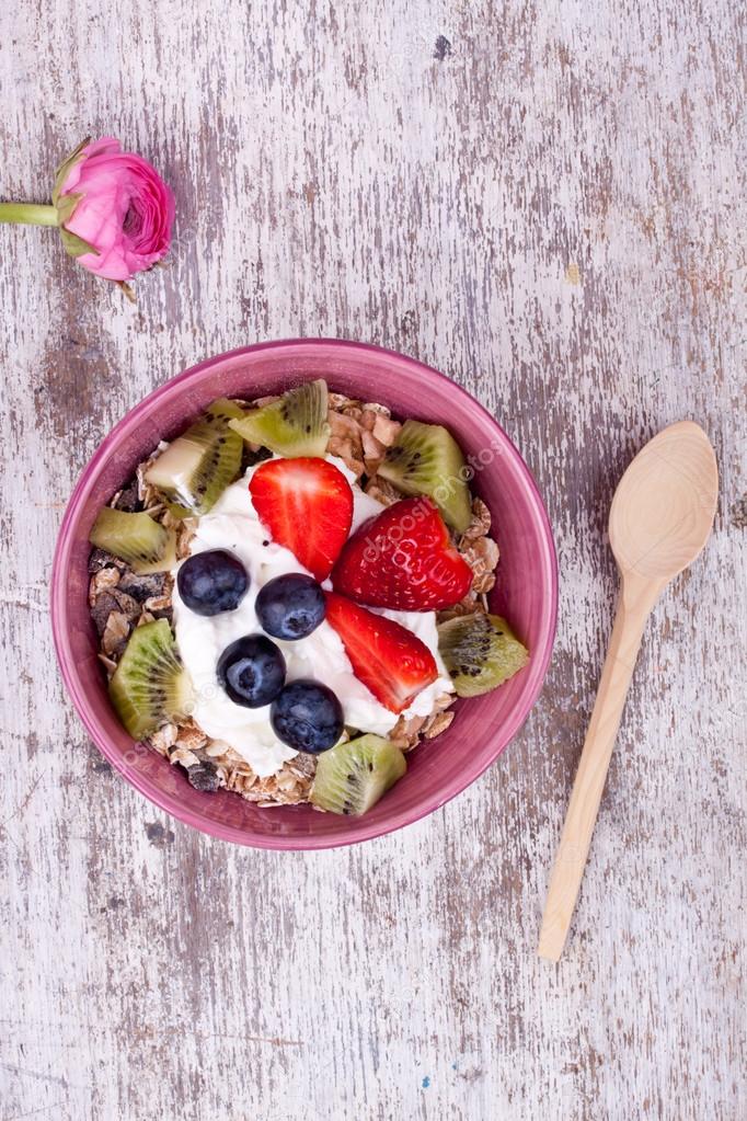 Muesli With Yogurt And Fruit at David Carstens blog