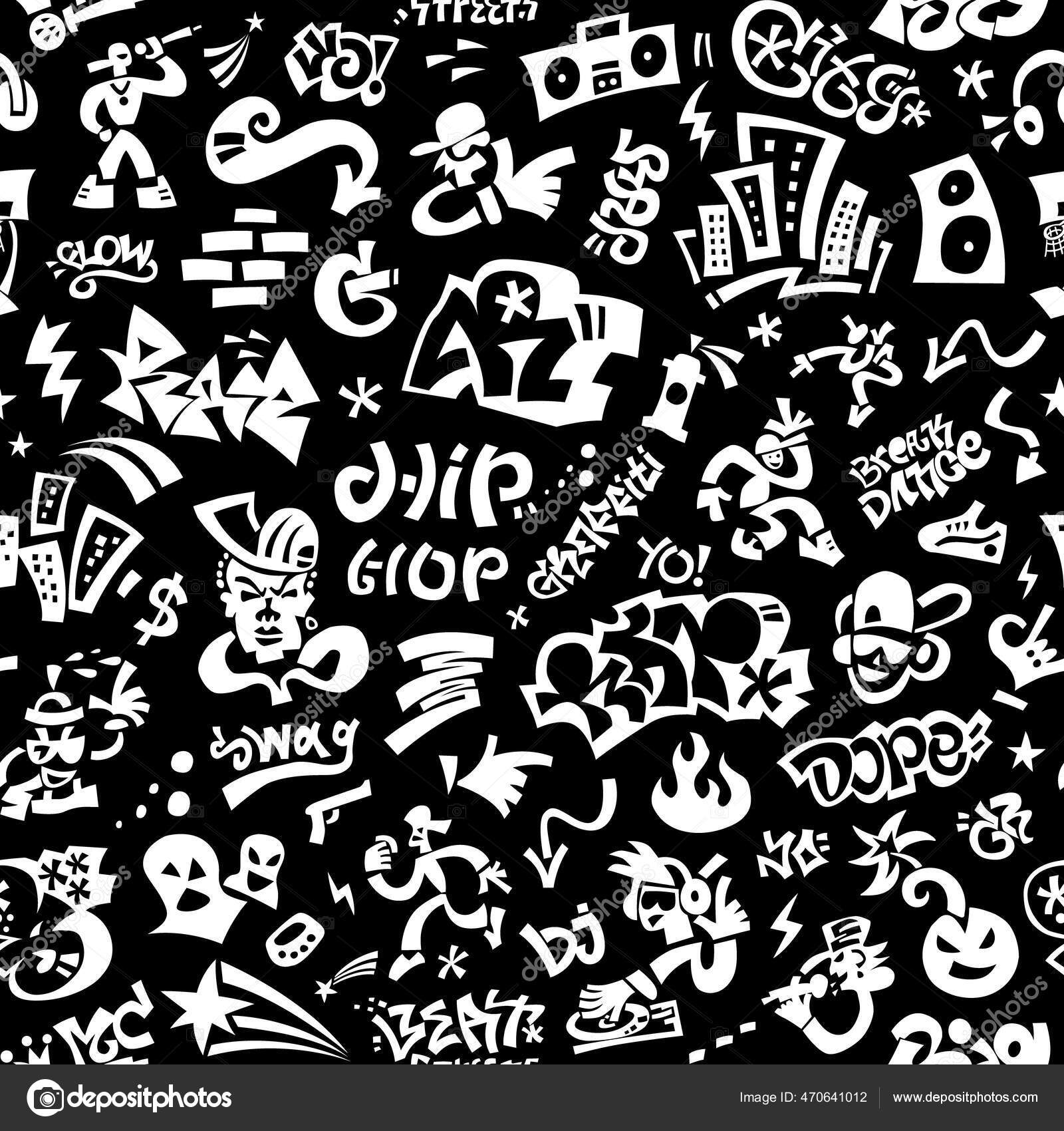 Graffiti Music Symbols