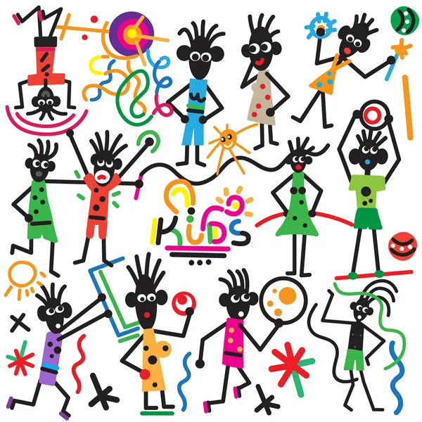 103,130 Black kids Vector Images, Black kids Illustrations | Depositphotos