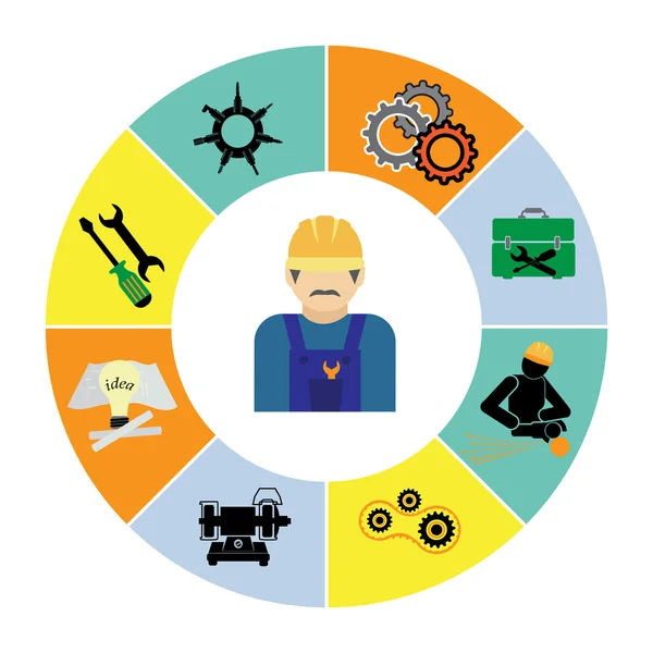 Civil engineering icons Vector Art Stock Images | Depositphotos