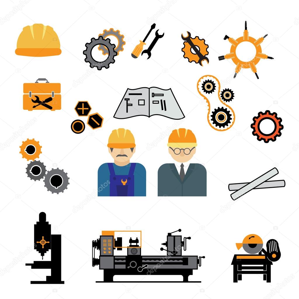 Industrial machine worker operator — Stock Vector © Krylovochka #83351730 Industrial machine worker operator — Stock Vector © Krylovochka #83351730