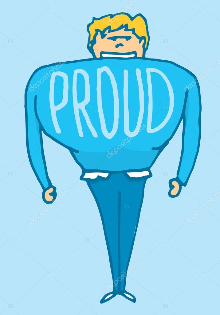 Man very proud of himself Stock Vector Image by ©Curvabezier #54080563 Man very proud of himself Stock Vector Image by ©Curvabezier #54080563
