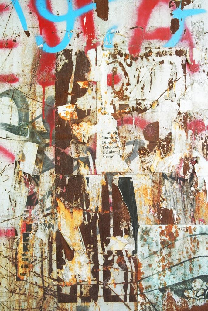 Overlayered urban paper texture — Stock Photo © Curvabezier #63988581