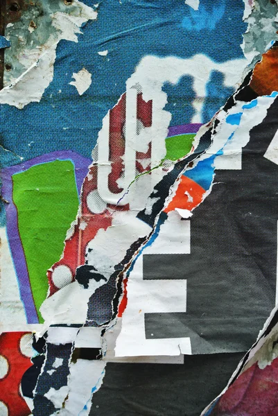 Random background collage paper texture on eroded wall Stock Photo by ...