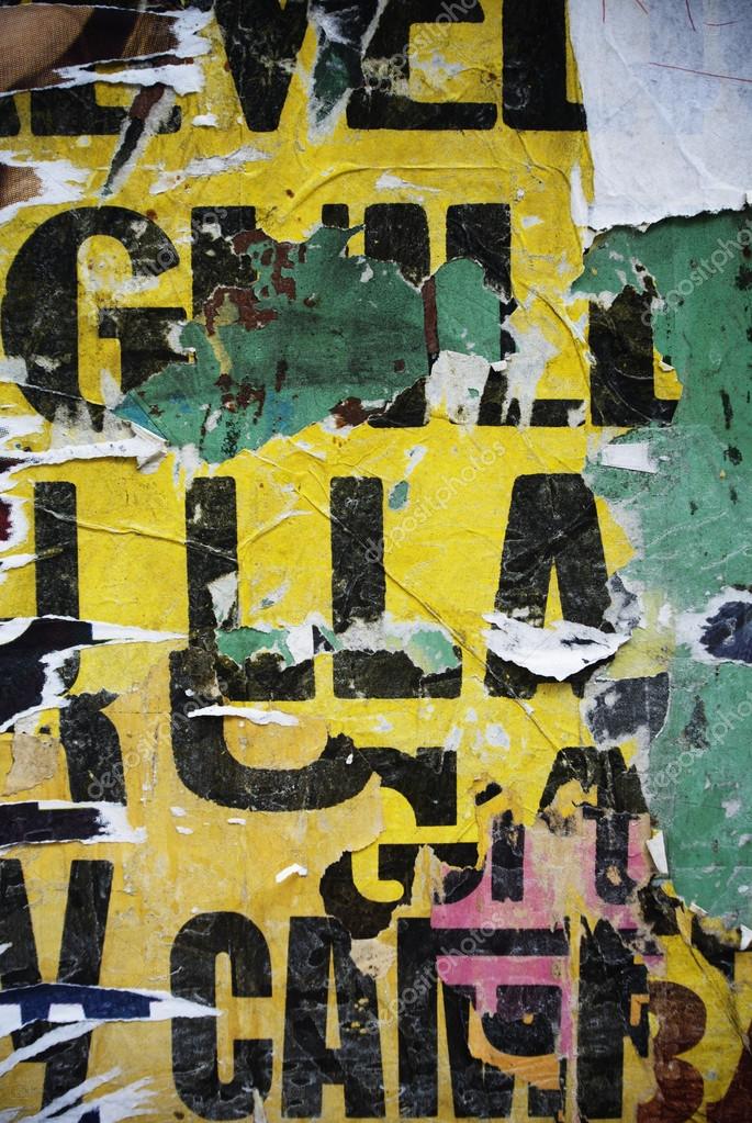 Random background collage paper texture on wall Stock Photo by ...