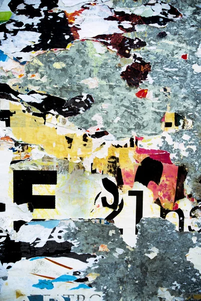 Random background collage paper texture on eroded wall Stock Photo by ...