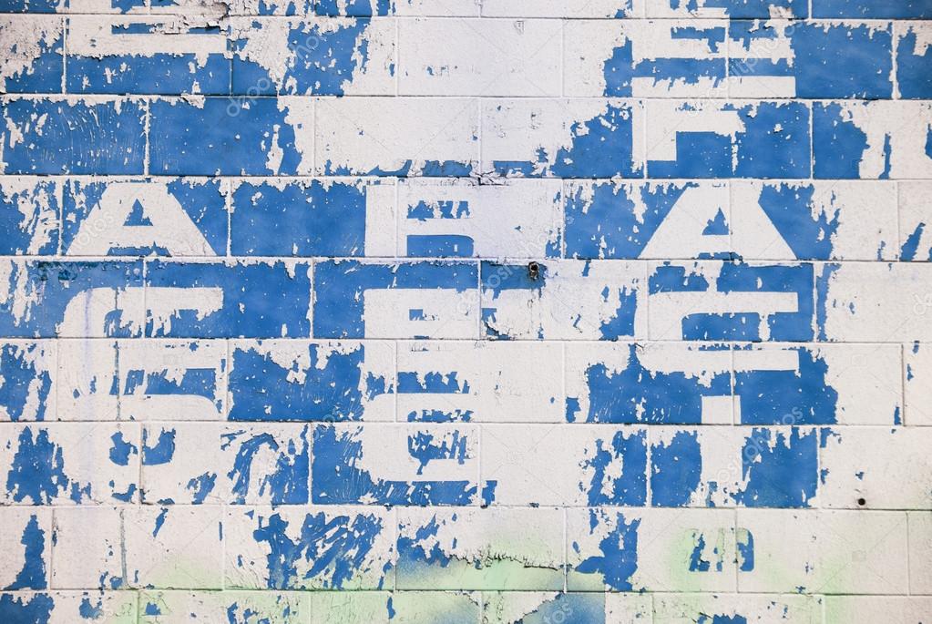 Random background typography texture on wall Stock Photo by ...