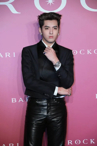 Chinese Actor Model Kai Attends Tiffany Promotional Event Shanghai ...