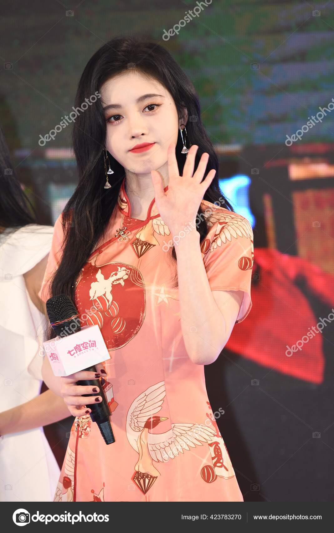 Chinese Singer Dancer Actress Jingyi Attends Promotional Event Shanghai ...