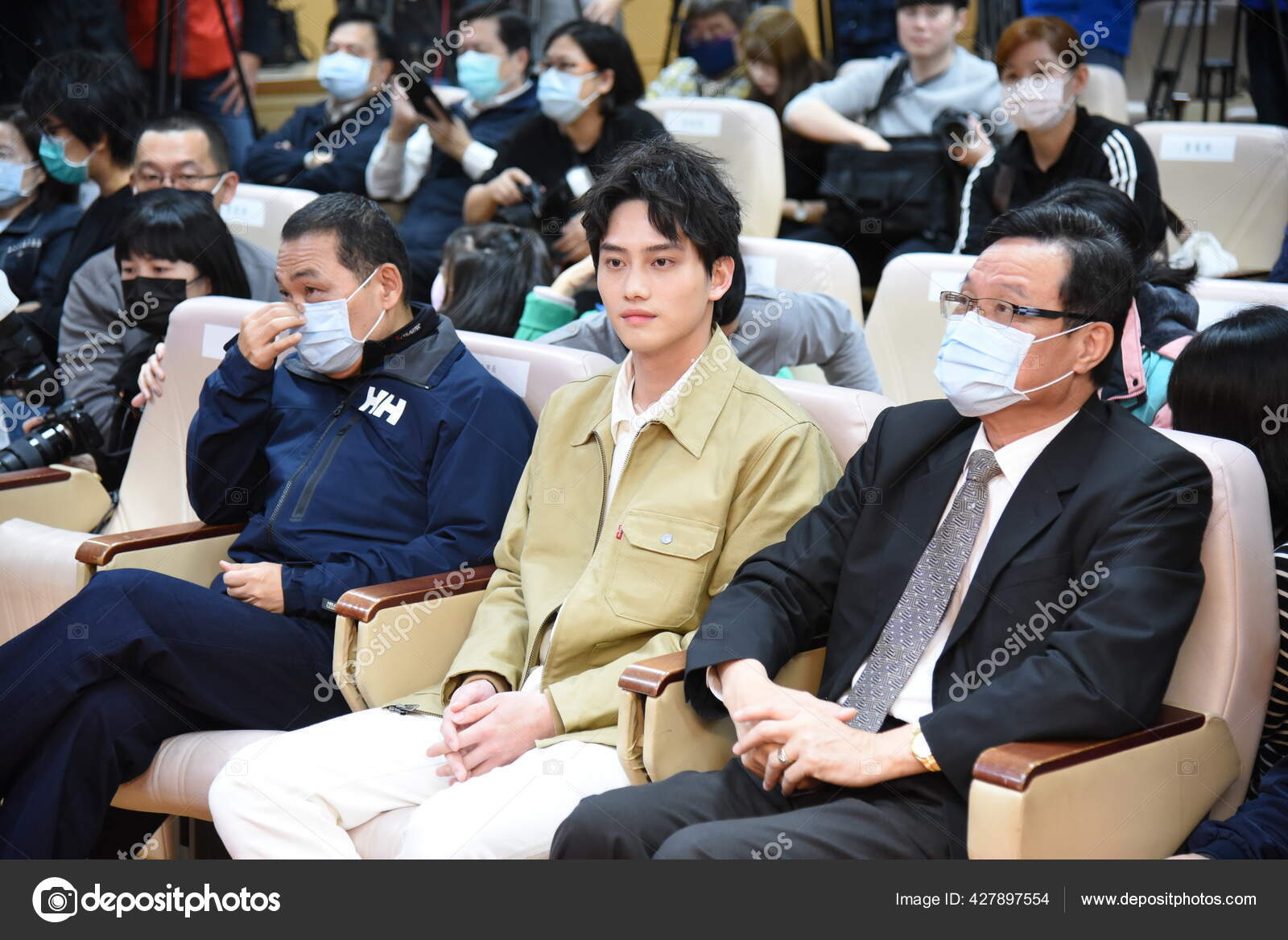 Taiwanese Model Actor Fandy Fan Attends Conference Promoting Newly ...