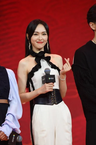 Chinese Actress Singer Tiffany Tang Yan Attends Press Conference ...