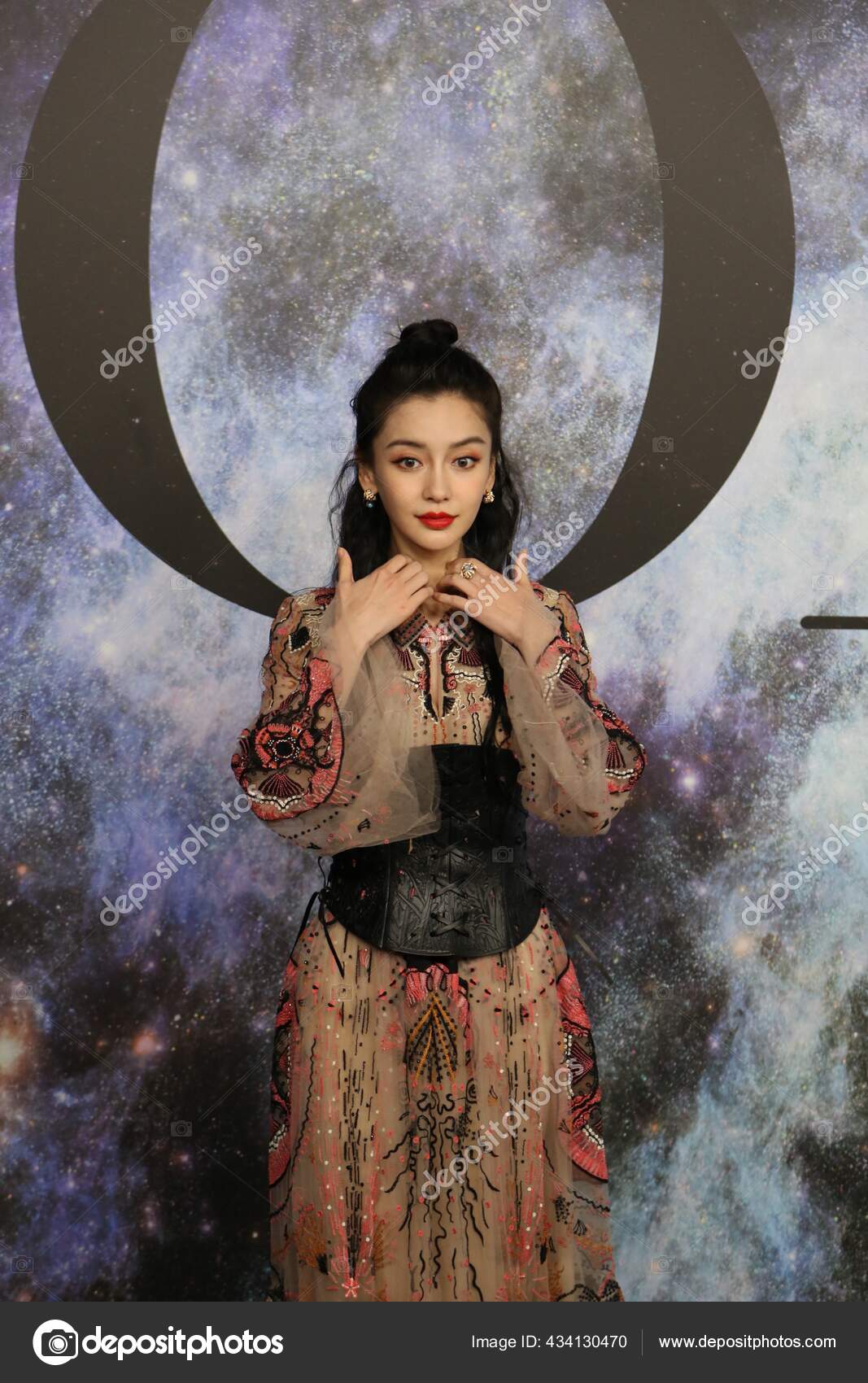 Chinese Model Actress Singer Angela Yeung Wing Better Known Her —— 库存社论 ...