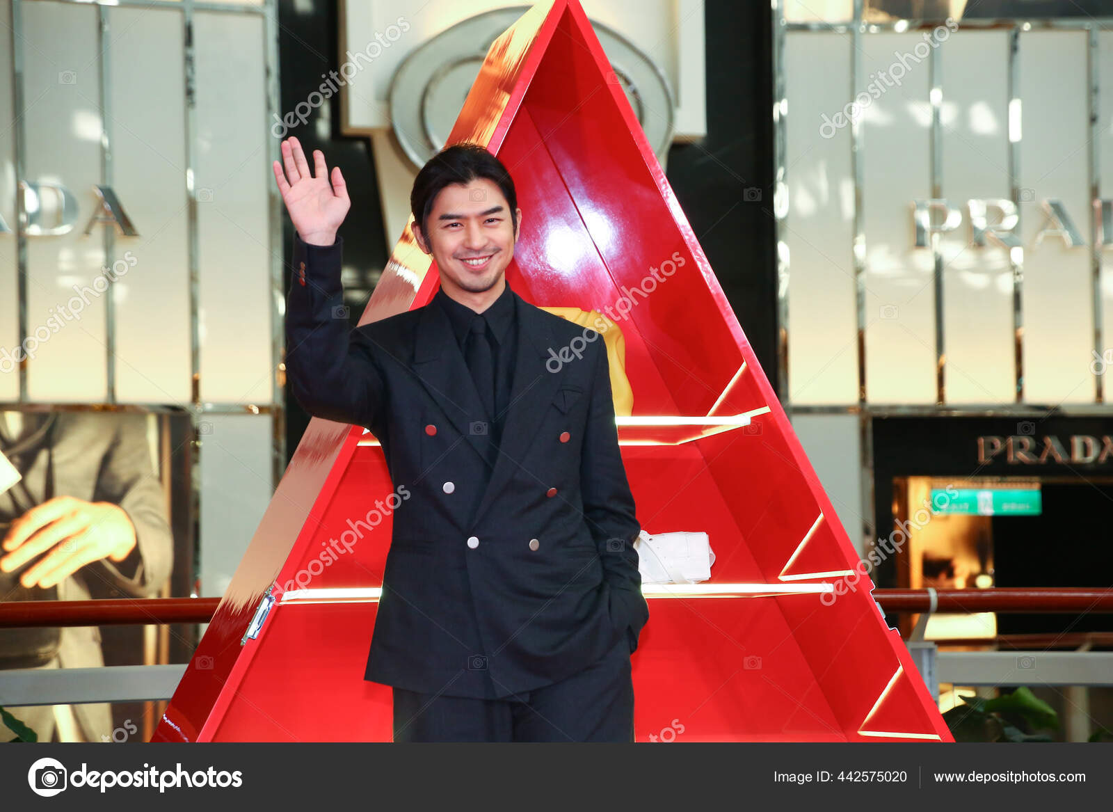 Taiwanese Actor Chen Bolin Also Known Wilson Chen Attends Promotional ...