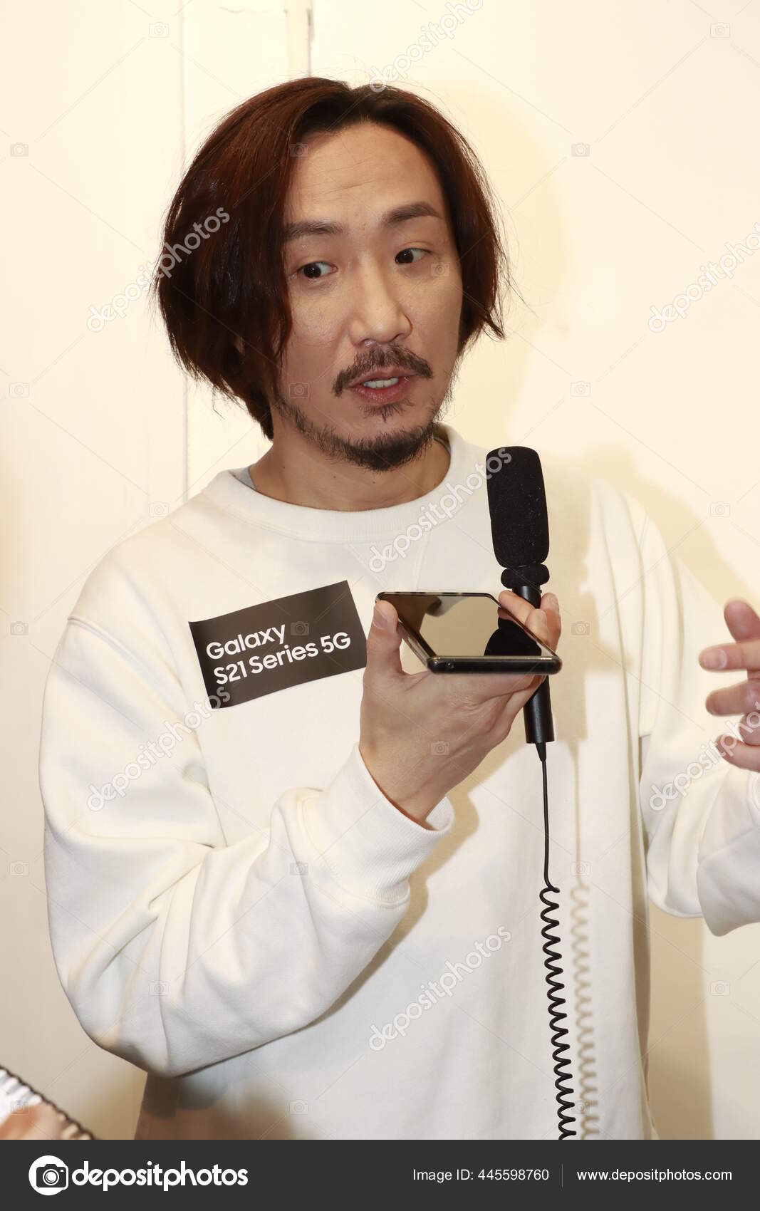 Hong Kong Singer Actor Ronald Cheng Chung Kei Attends Live — Stock ...