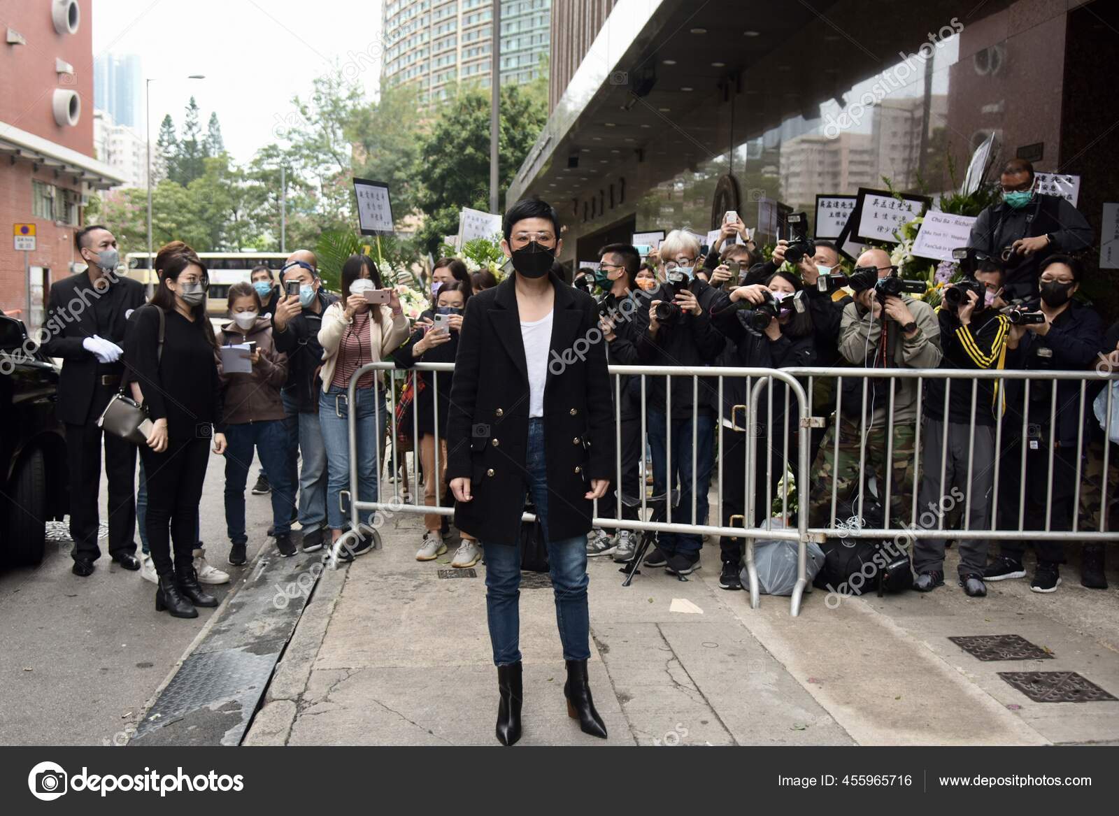 Hong Kong Actor Richard Man Tat Master Hong Kong Film – Stock Editorial ...