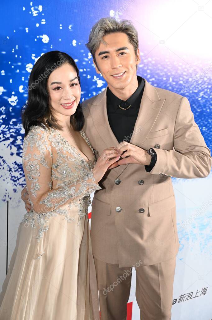 La actriz y restauradora canadiense Christy Chung y su esposo, el actor ...
