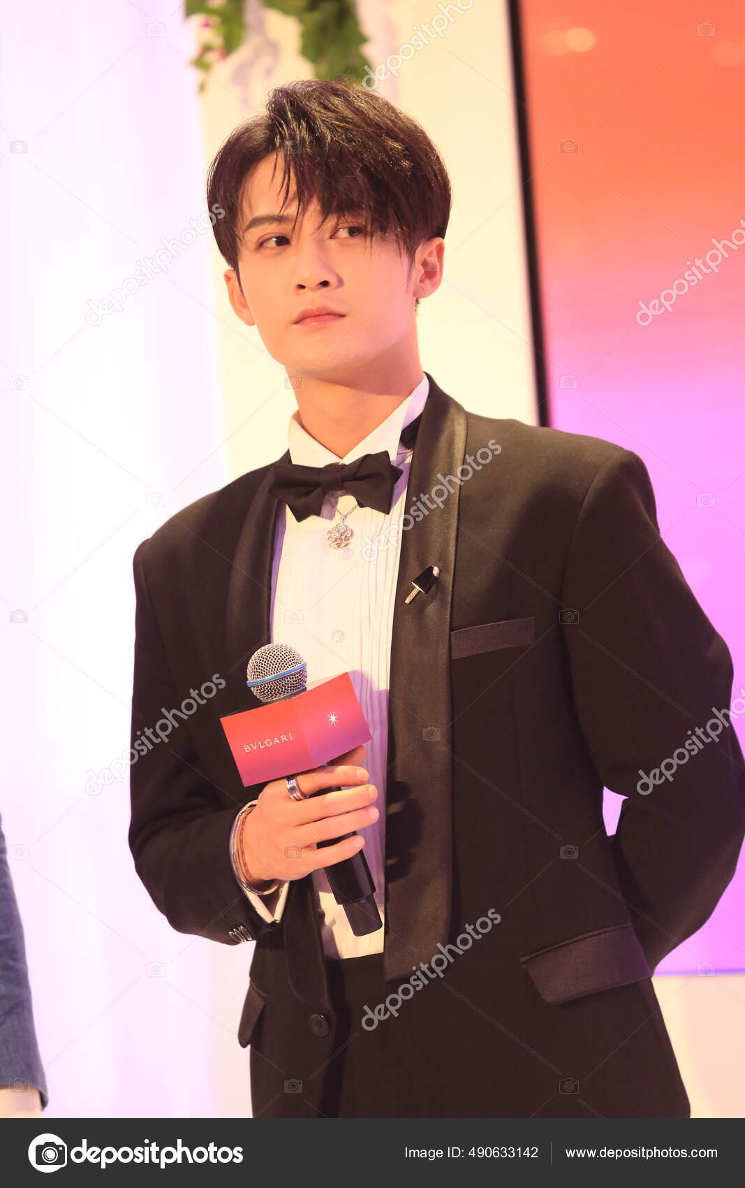 Chinese Actor Singer Dancer Tan Jianci Also Known His Stage — Stock ...