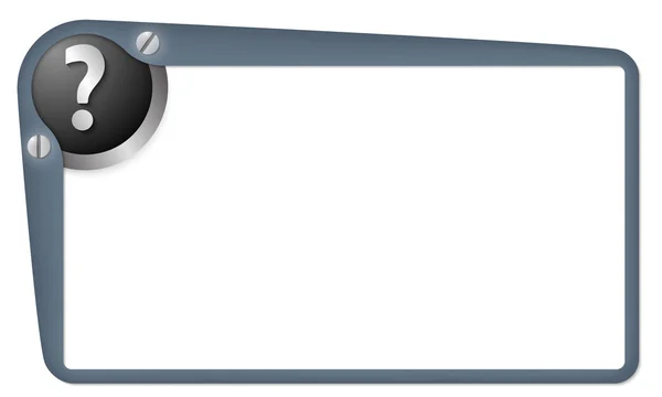 Text box with pushpin and question mark Stock Vector by ©garrifrotto ...