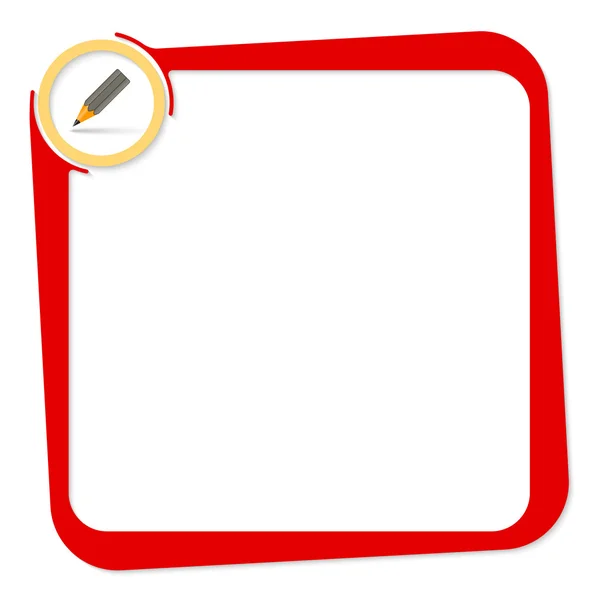 Vector box for any text with pencil Stock Vector Image by ©garrifrotto ...