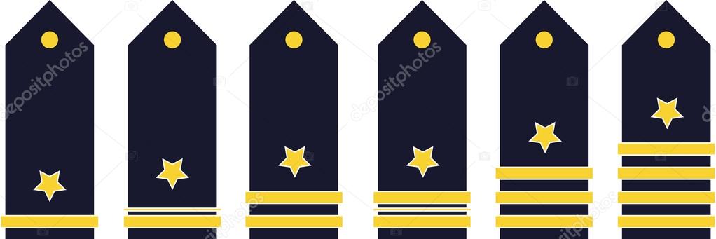 Military ranks set Stock Vector Image by ©renatas76 #90441772