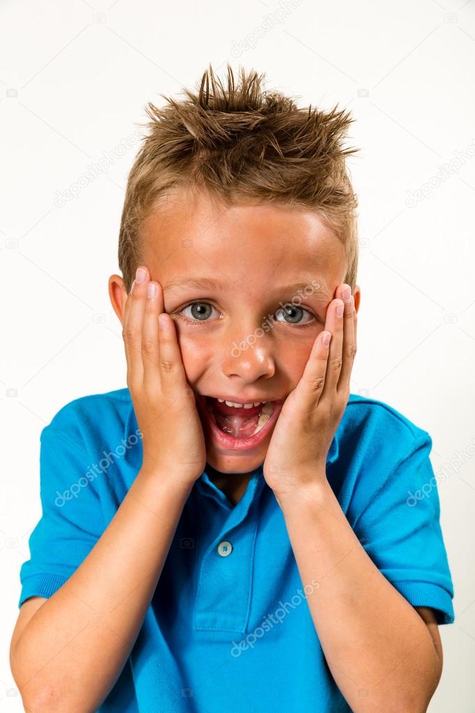 Boy with silly face — Stock Photo © Bigandt #56467947