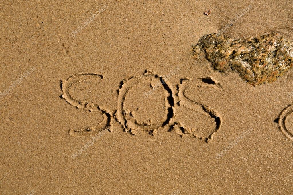 SOS sign — Stock Photo © Bigandt #58907351